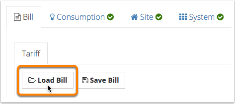 How do I load a bill from my library? – PVsell